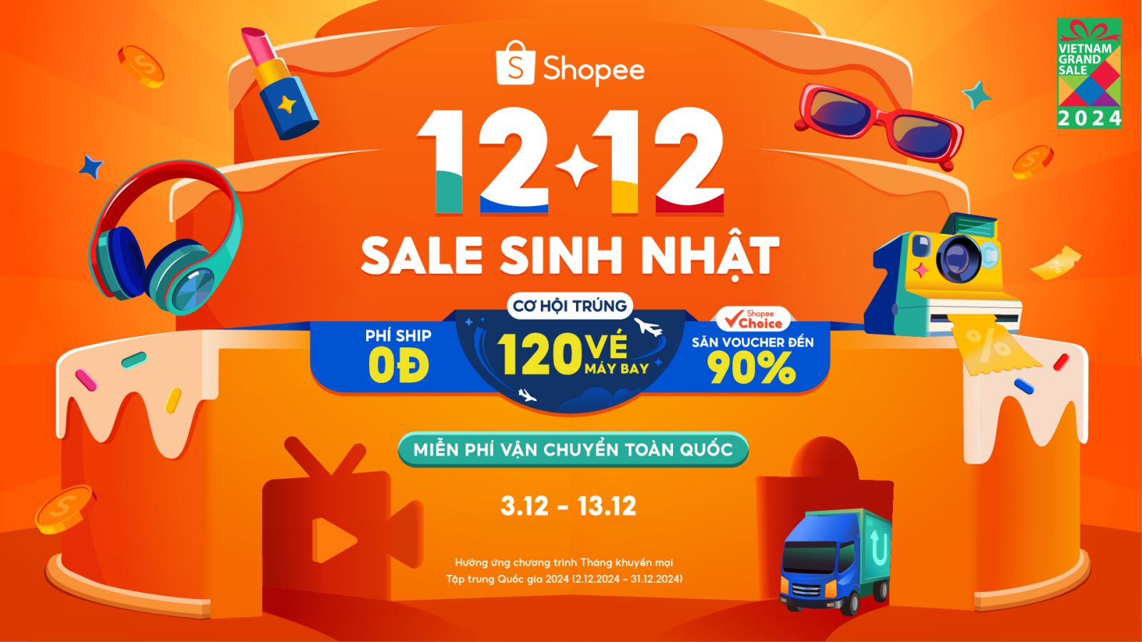 Shopee đón tuổi mới tưng bừng với ‘12.12 Sale Sinh Nhật’ | baotintuc.vn